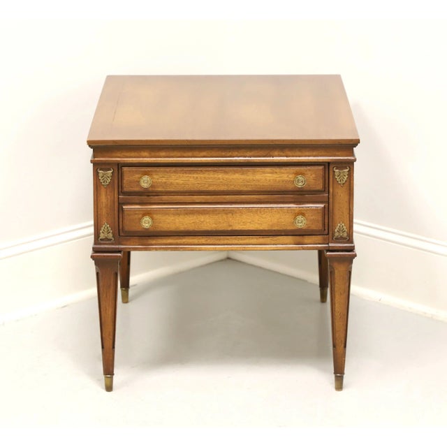 Weiman Mid 20th Century Mahogany End Side Table With Tapered Legs ...