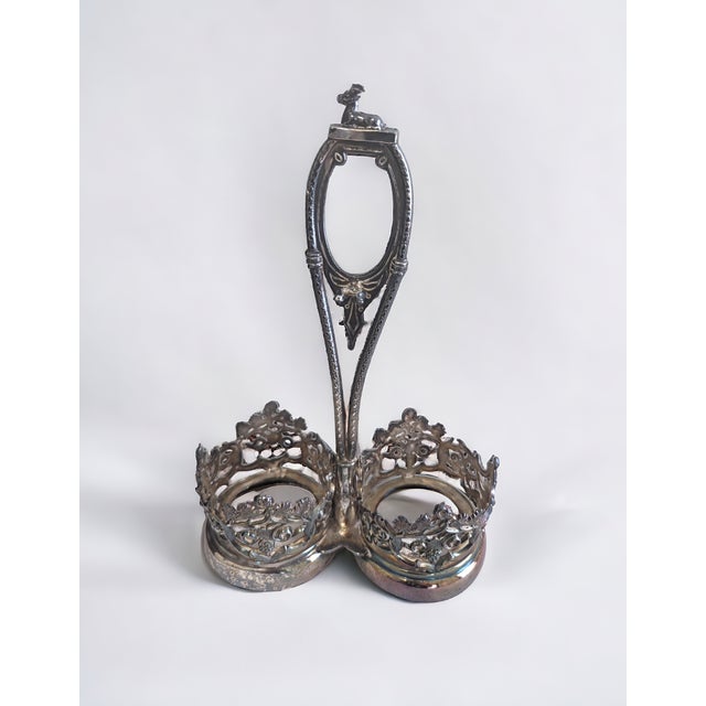 Reproduction 19th Century Antique Victorian Ornate Figural Double ...