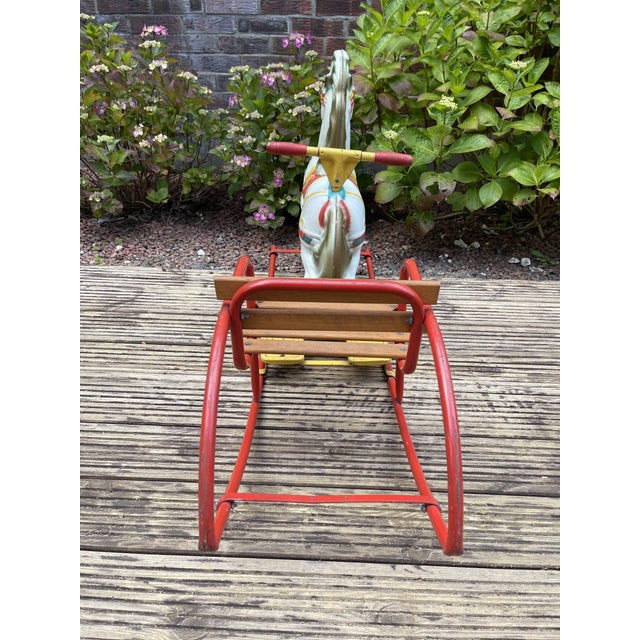 English Rocking Horse attributed to Mobo for D. Sebel & Co. Ltd., 1950s ...