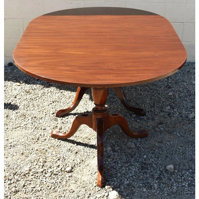 Kittinger Richmond Collection Mahogany Two Pedestal Dining Table With 2 ...