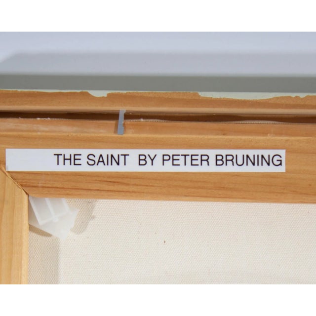 2011 “The Saint” Abstract Oil on Canvas Painting by Peter Bruning ...