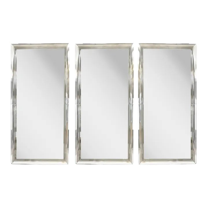 Set of 3 Philippe Starck Style Caadre Mirrors | Chairish