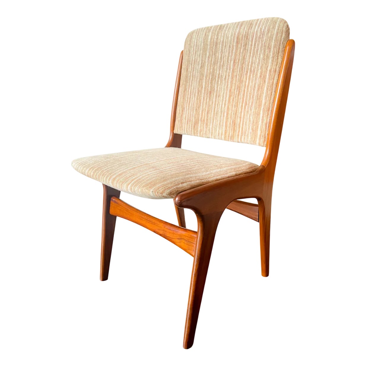 Vintage Dutch Chair in Wool and Fabric by Mahjongg, 1960s | Chairish
