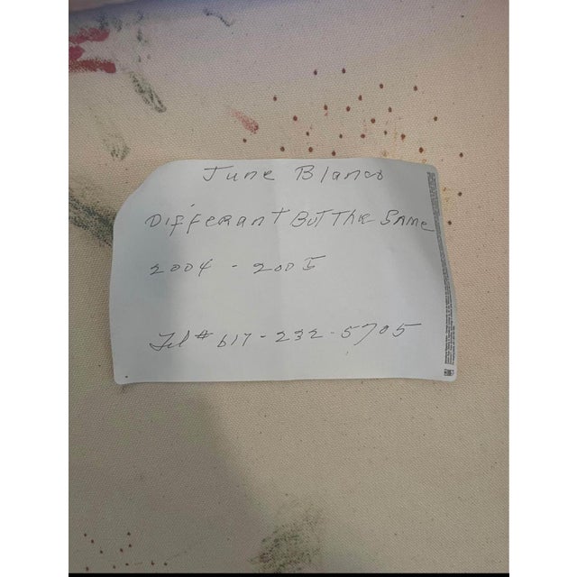 Modernist Abstract Impressionist Impasto Painting by June Blanco | Chairish