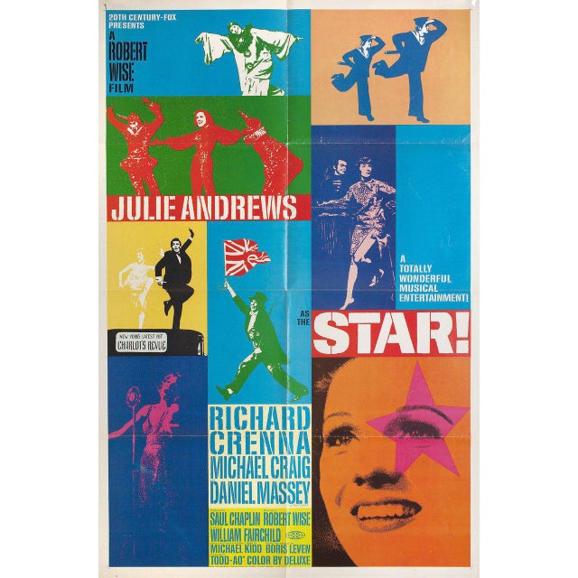 Star 1968 U S One Sheet Film Poster Chairish