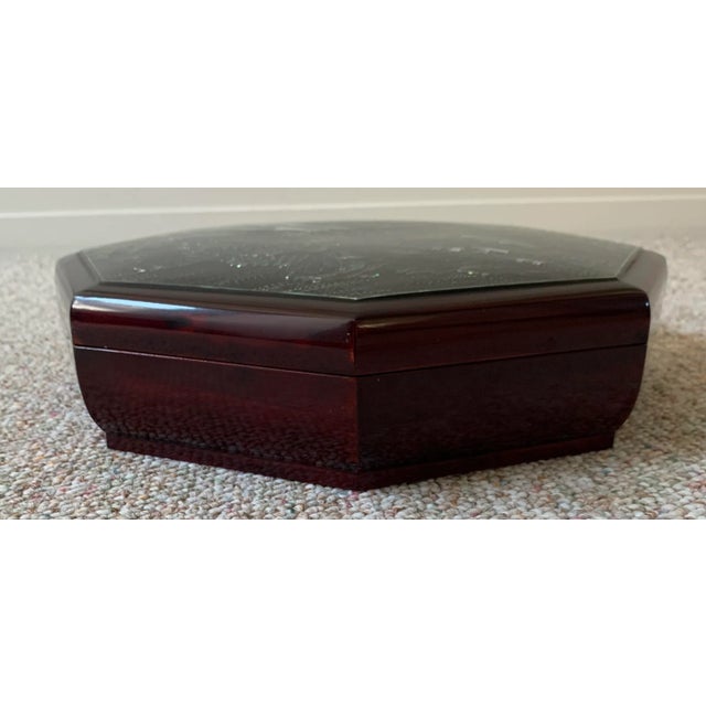 Vintage Octogon Box | Chairish