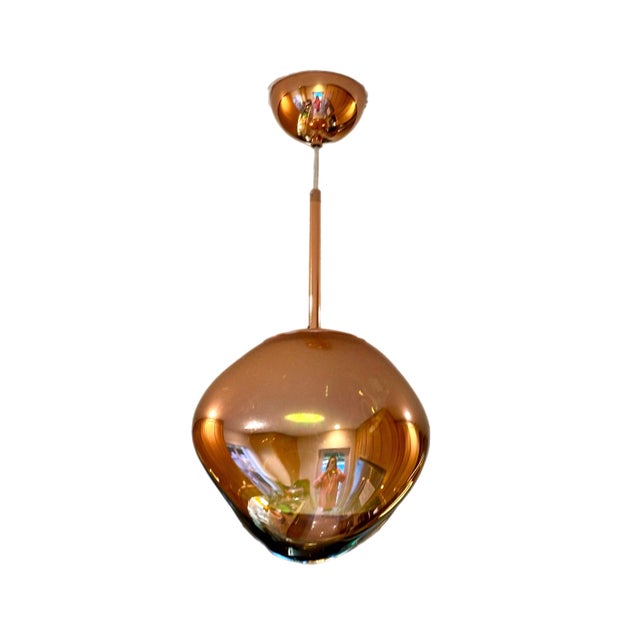 Tom Dixon Mini Melt Cooper Led Pendant Light | Chairish