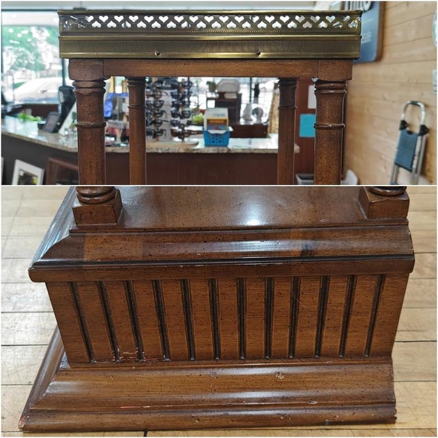 Mid 20th Century American of Chicago Wooden Etagere Display Shelf With ...