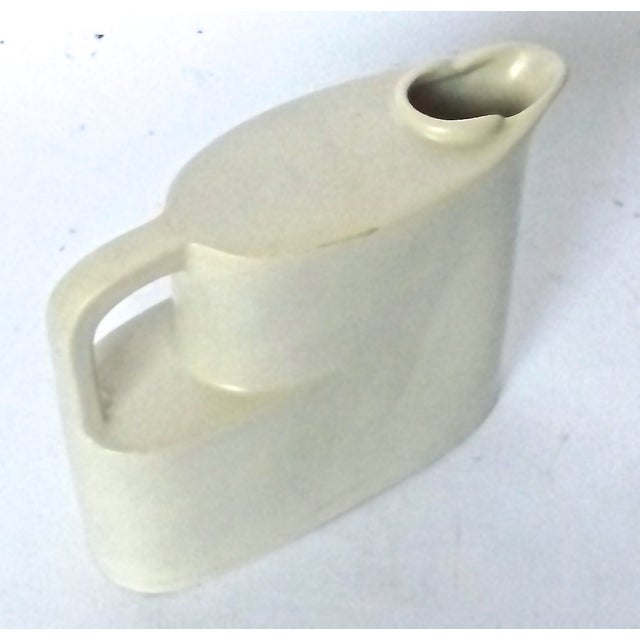Art Deco Geometric Bauhaus Style Ceramic Pitcher | Chairish