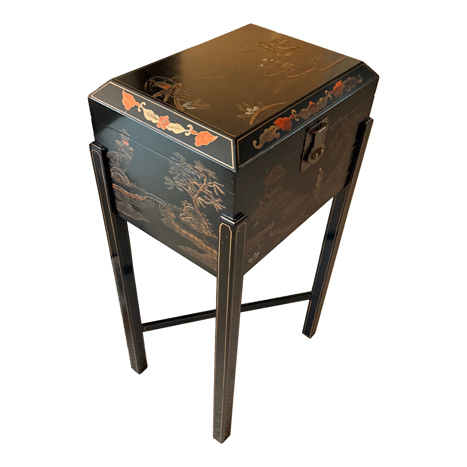 Maitland Smith Hinged Box Table | Chairish