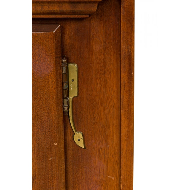 Contemporary Birch Wood Kitchen Hutch / Cabinet | Chairish