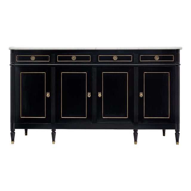 Louis XVI Ebonized Buffet | Chairish