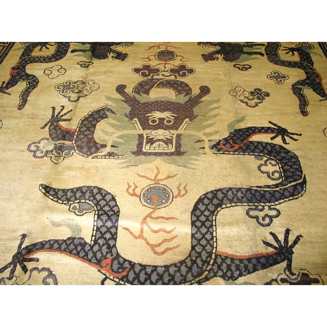 Antique Chinese - Mongolian Rug 9'8" X 12'0" | Chairish