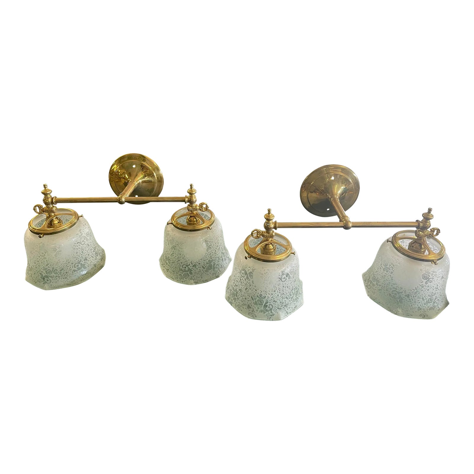 Victorian Style Brass Wall Sconces a Pair by Victorian Lighting Works ...