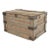 American Country Slat Trunk | Chairish