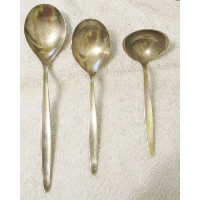 1950s 68 Piece Friodur Mid Century Silverplate Flatware Set With ...