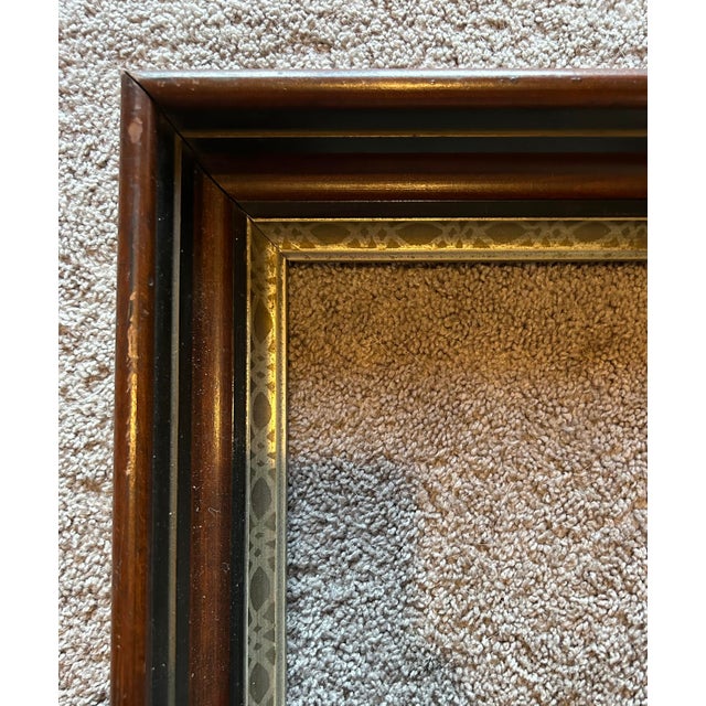 Antique Victorian Walnut Shadow Box Frame for 10 X 12” | Chairish