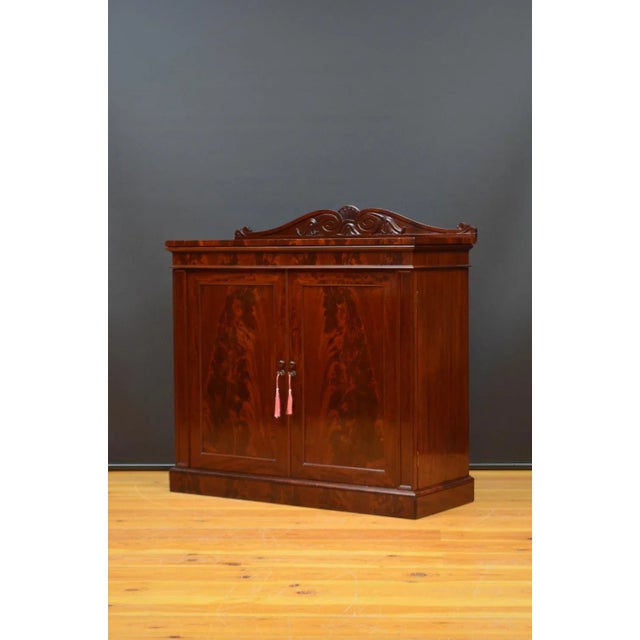 English William IV Mahogany Chiffonier Sideboard 1830 Chairish