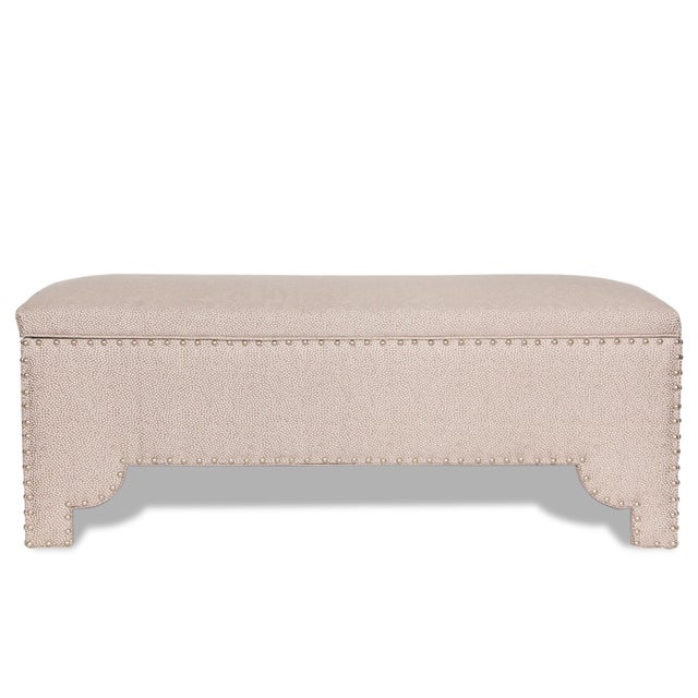 Ballard Designs Jasmine Bench, Newly Upholstered | Chairish