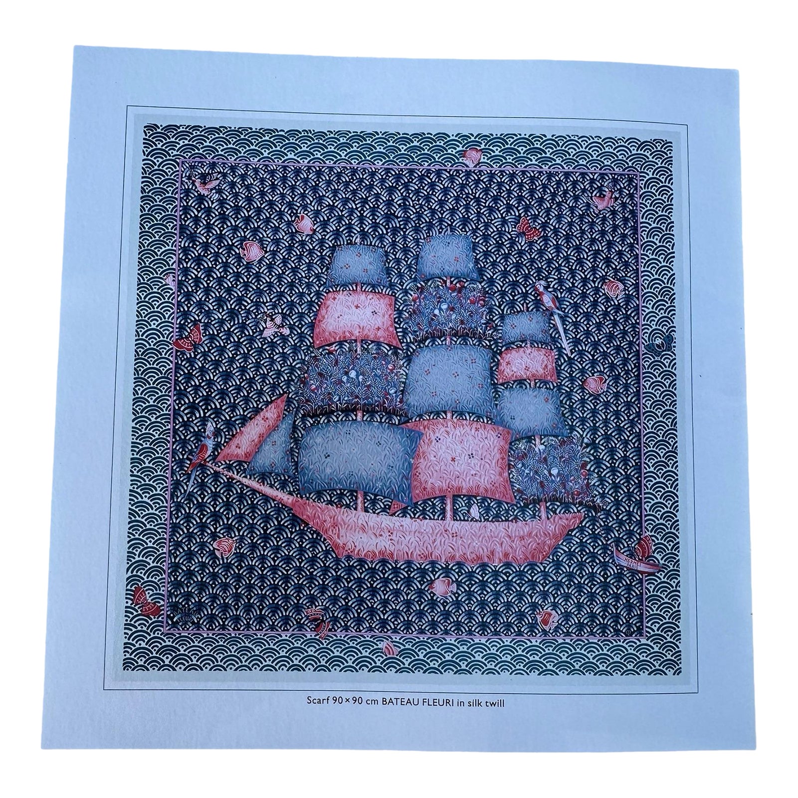 HermesHermes 2015 Collection Authentic Original Hermès Scarf Art ...
