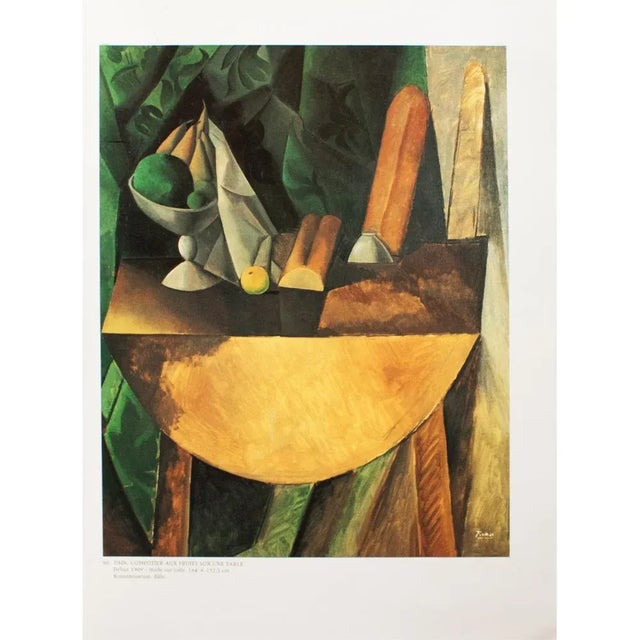 1985 After Pablo Picasso, "Bread, Fruit Bowl on a Table" Original ...