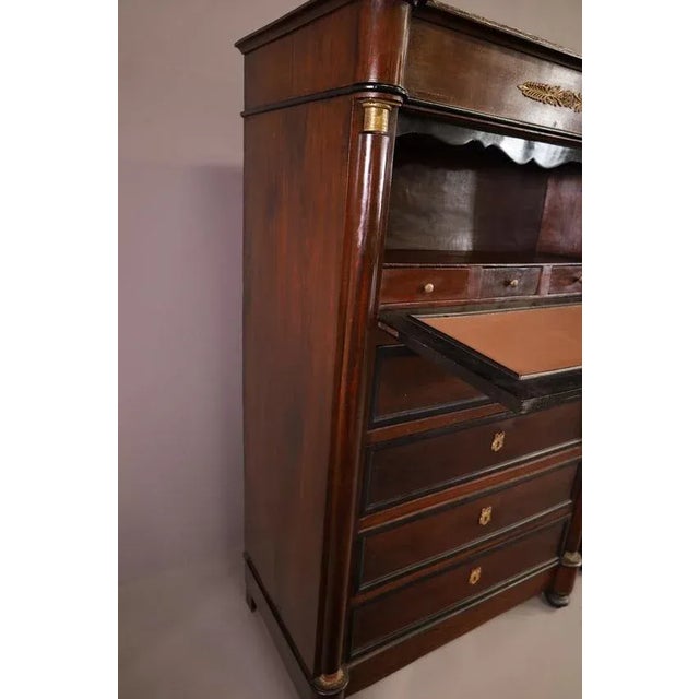Pair of 19th Century French Empire Secretaries | Chairish