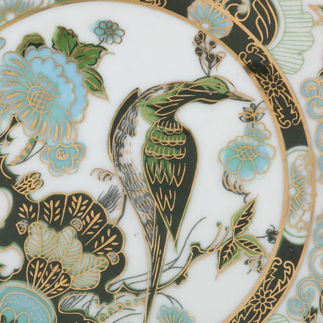 Mid 20th Century Gold Imari Hand-Painted Porcelain Set- 6 Pieces | Chairish