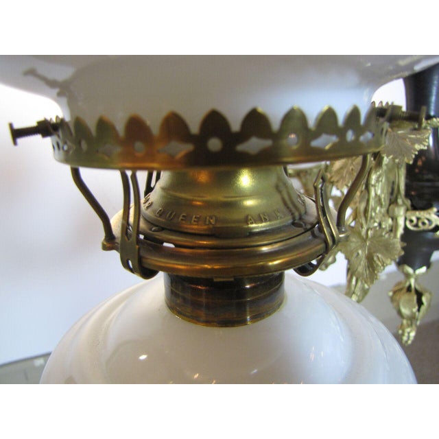 Victorian Oil Henry Hooper Three Light Chandelier | Chairish