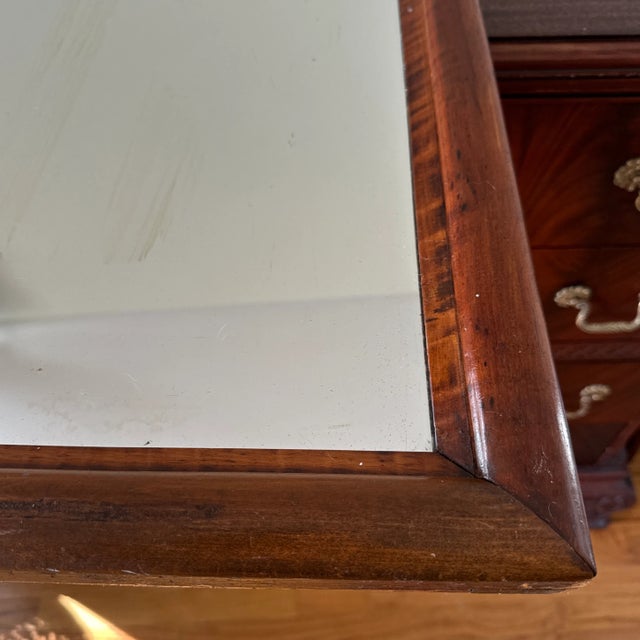 19th Century Federal Cherry Wall Mirror | Chairish