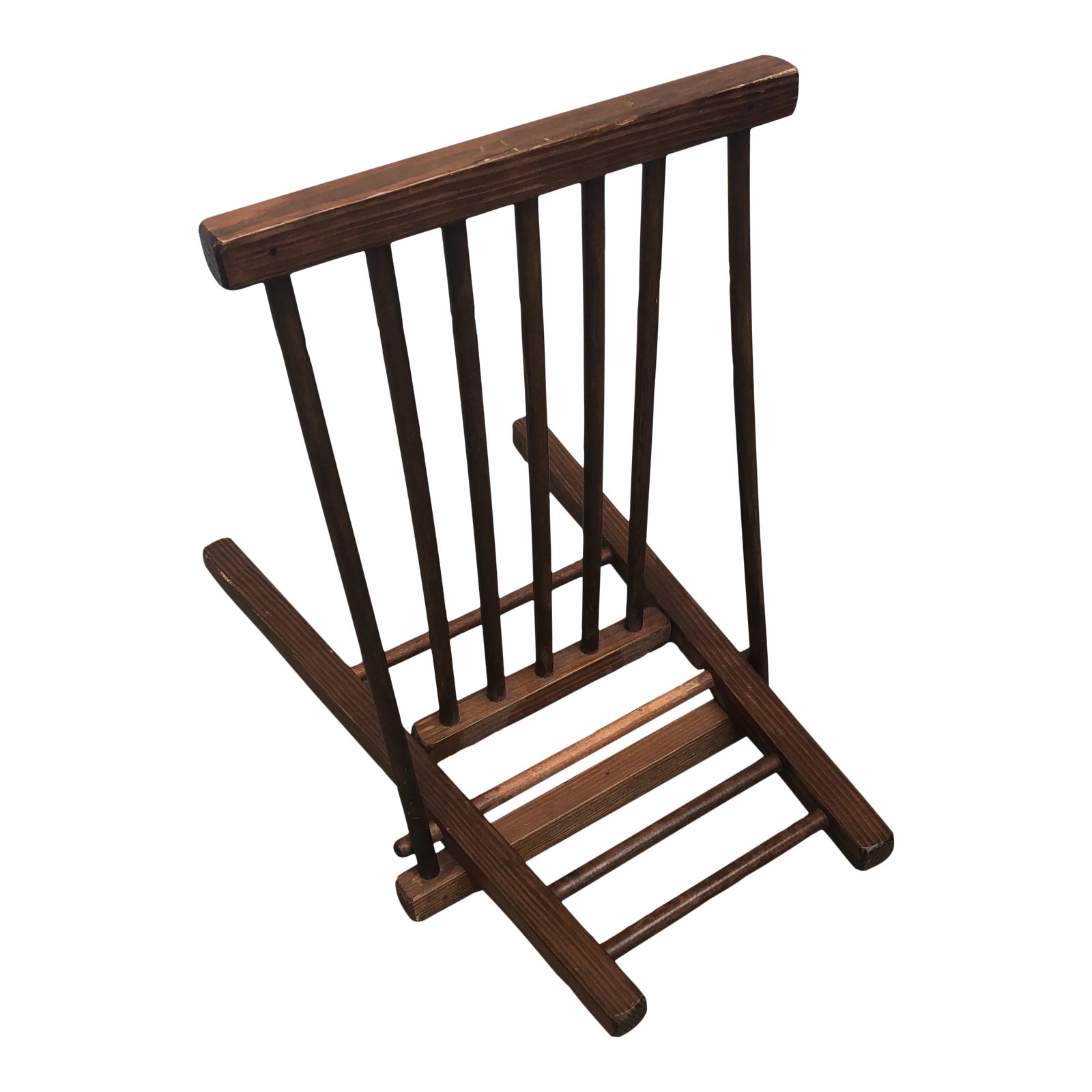 1950s Scandinavian Style Wooden Display Rack | Chairish