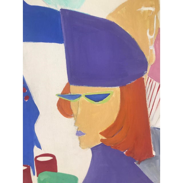 Original JoAnn Crisp Ellert Oil Painting on Canvas, Late 20th Century ...