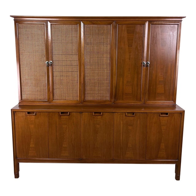 Mid Century 2pc China Cabinet From Janus Collection by Mt Airy | Chairish