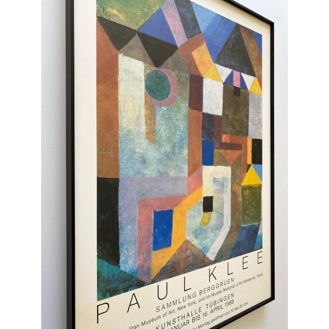 Paul Klee Vintage 1989 Modernist Lithograph Print Framed Exhibition ...