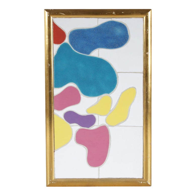 Framed Ceramics Artwork by Jan Snoeck, Netherlands, 1990s | Chairish
