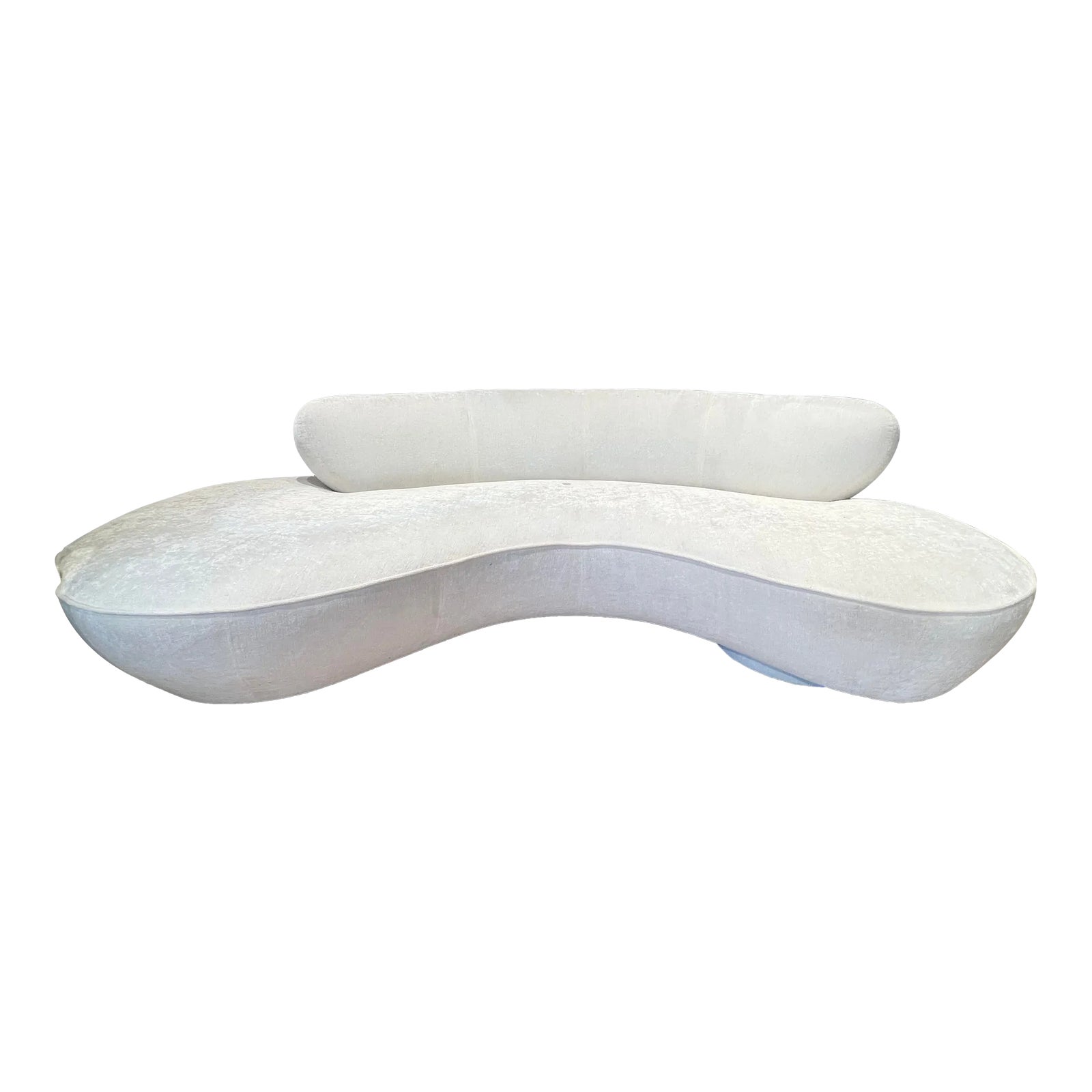 Tomlinson Modern Kidney Sofa | Chairish