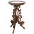 Carved Table with Marble Inset Top | Chairish