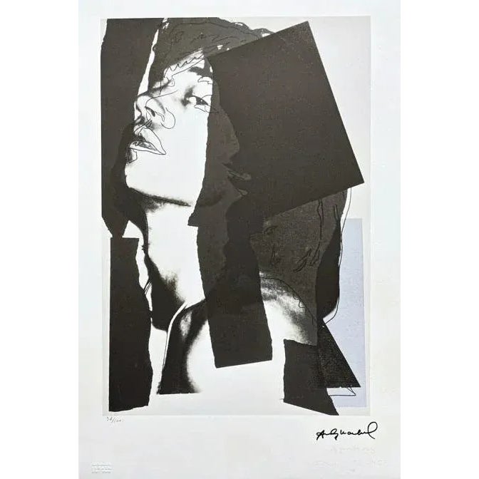After Andy Warhol, Mick Jagger - Profile in Black , 1980s, Lithograph ...