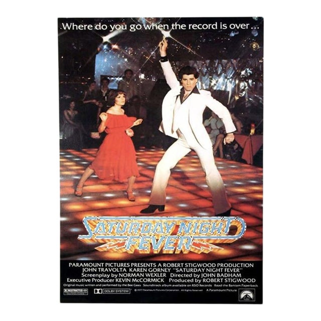 1977, "Saturday Night Fever" Poster | Chairish