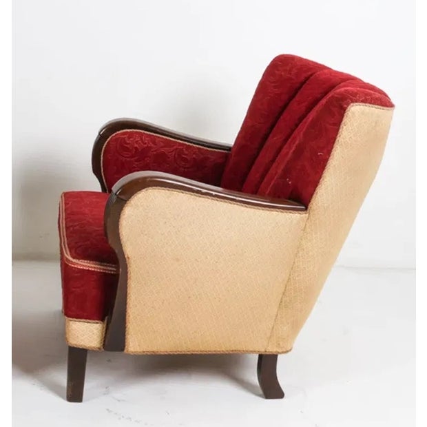 1930s/40s Art Deco Lounge Chair | Chairish