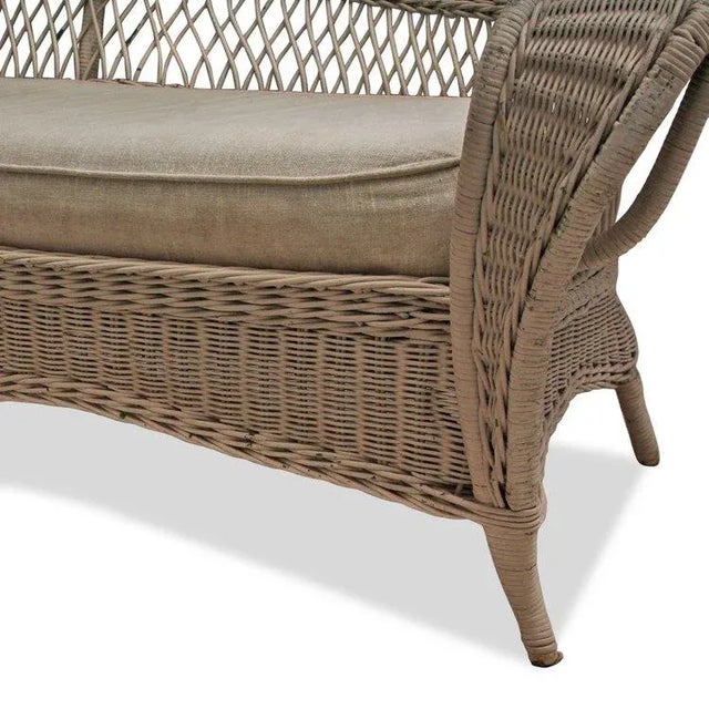 Ficks Reed Rattan Indoor Outdoor Sofa | Chairish