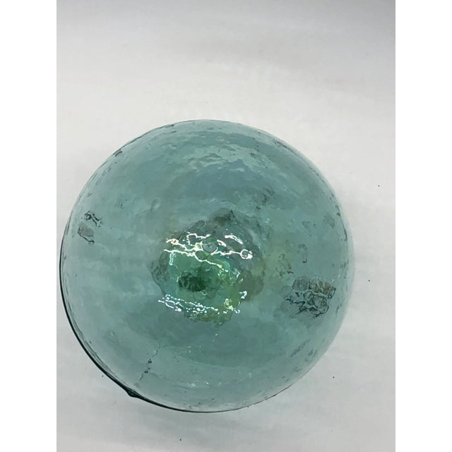 Early 20th Century Blue Glass Nautical Float | Chairish