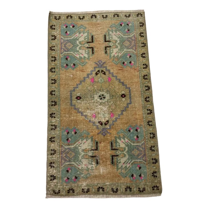 Small Vintage Rug, 1960s | Chairish
