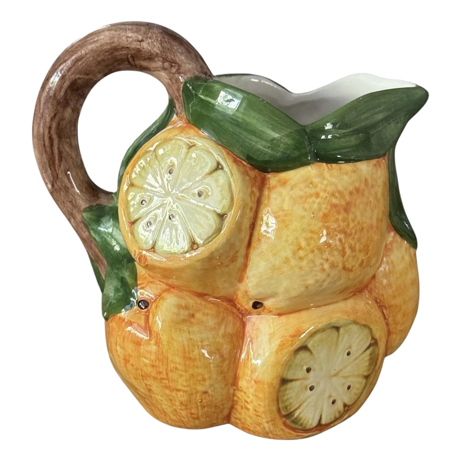 1960s Palm Beach Regency Citrus Pitcher Made in Italy for Neiman Marcus ...