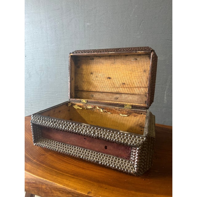 1920’s Tramp Art Box | Chairish