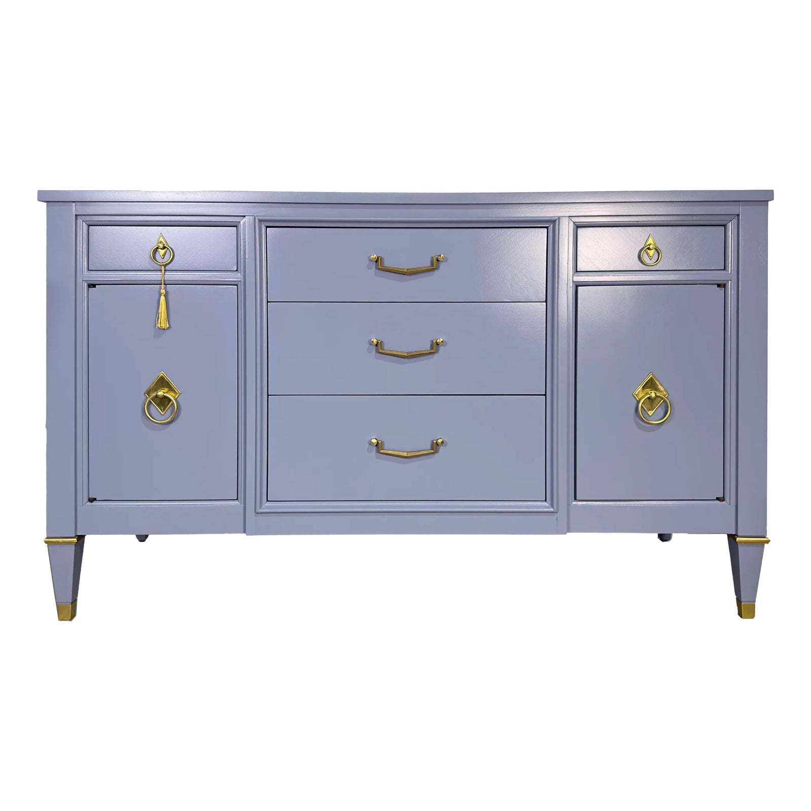 Mid Century Transitional Sideboard by Century Furniture in Blue - Newly ...