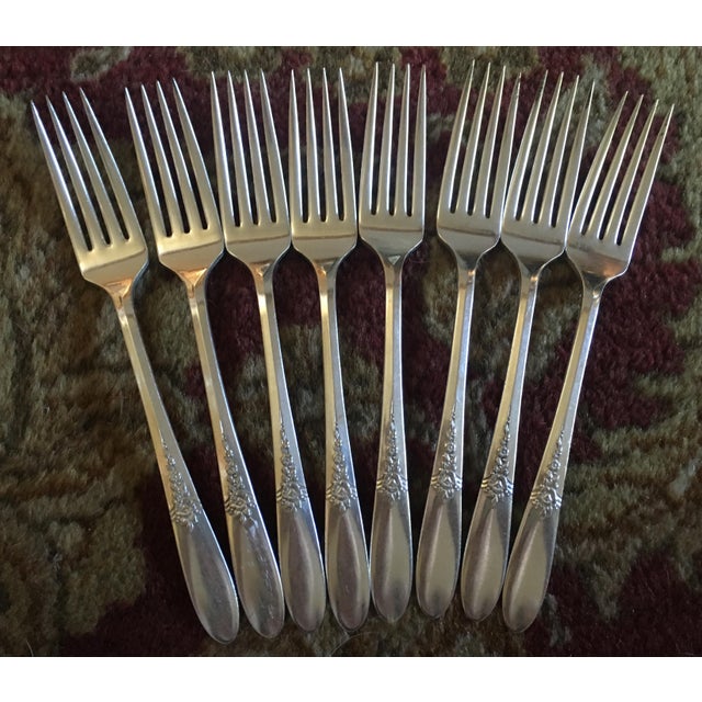 Fantasy Pattern Silverplate Flatware Set by Tudor Plate, Oneida ...