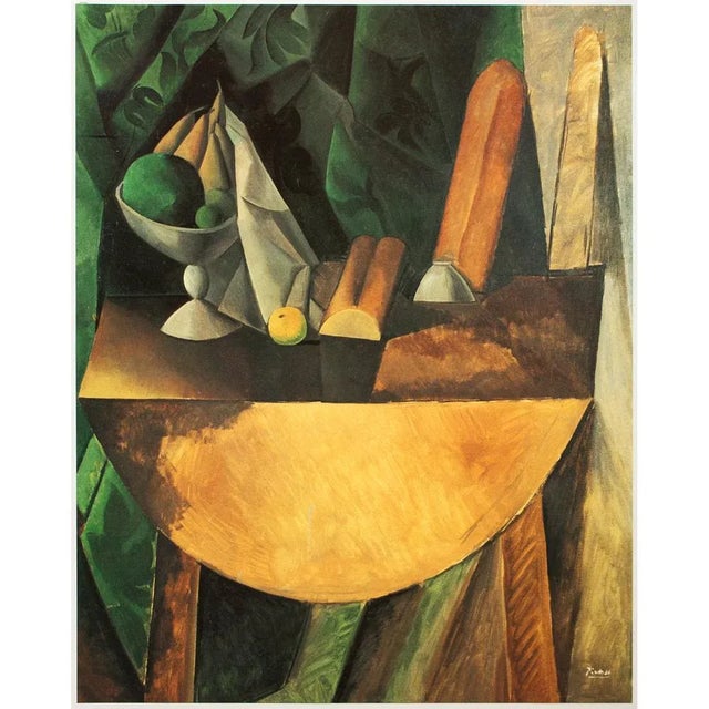 1985 After Pablo Picasso, "Bread, Fruit Bowl on a Table" Original ...
