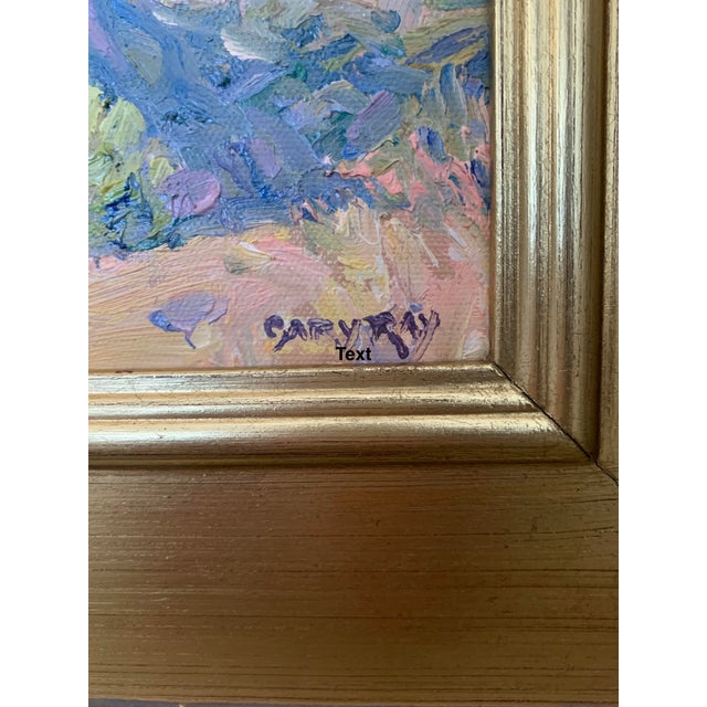 Signed Gary Ray Landscape Oil Painting With Gold Frame, California's ...