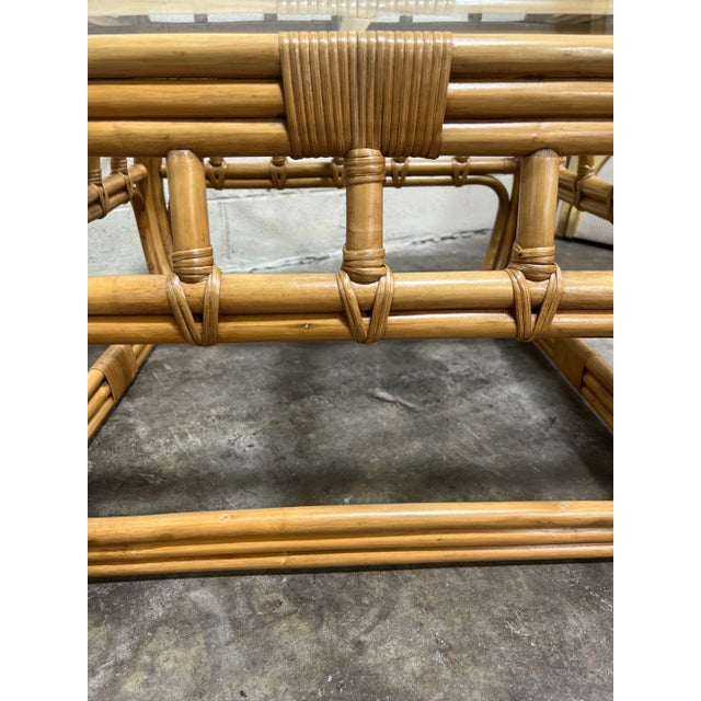 Vintage Ficks Reed Coffee Table - Sale | Chairish