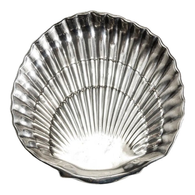 Rare 1880s Antique Hotel Del Coronado 9" Shell-Shaped Serving Tray | Chairish